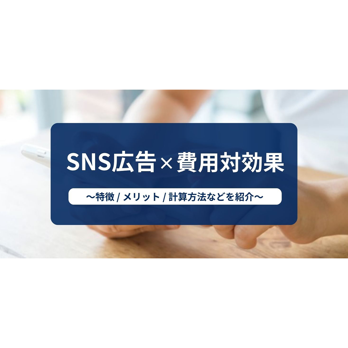 SNS広告の費用対効果を高める方法とは？特徴やメリットも紹介｜アクセルジャパン【公式】 - 成長企業と新しい日本をつくる